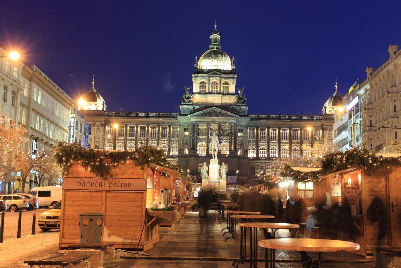 National museum in Prague editorial stock image. Image of market - 29279599