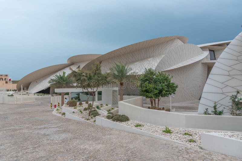 National Museum of Qatar in Doha Editorial Image - Image of house ...