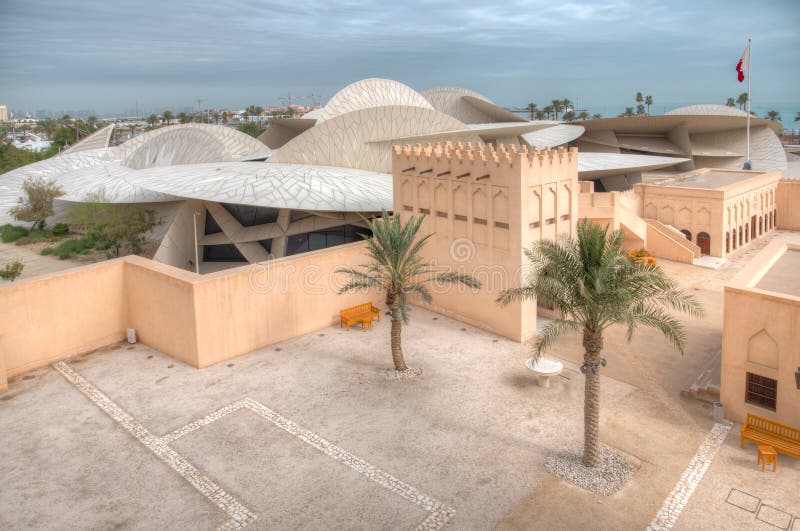 National Museum of Qatar in Doha Editorial Image - Image of heritage ...