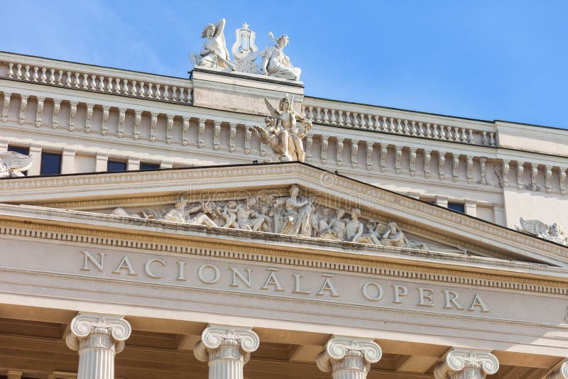 National Opera House, Riga, Latvia Stock Photo - Image of opera, city ...