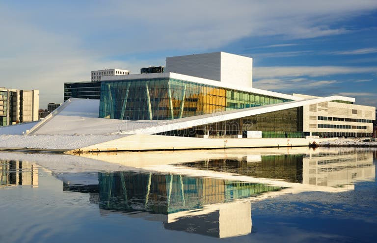 National opera in Oslo editorial photo. Image of norway - 17870791