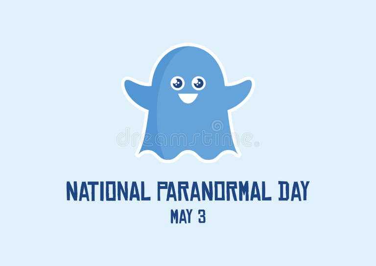 National Paranormal Day Vector Stock Vector - Illustration of ...