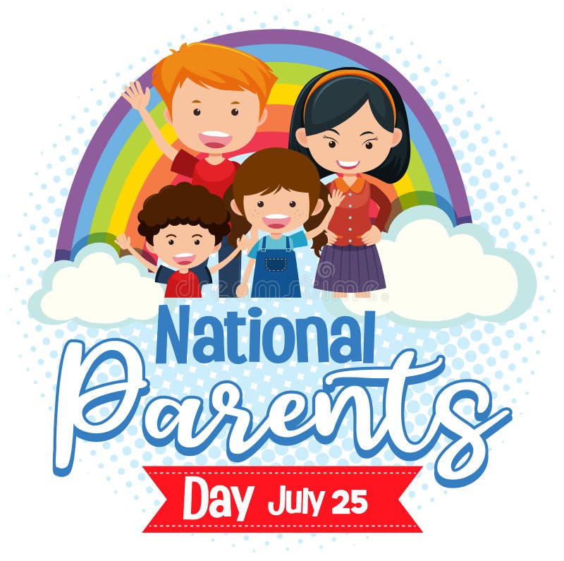 National Parents Day Poster Design Stock Vector - Illustration of ...