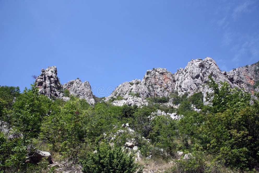 National park Paklenica stock image. Image of contrast - 190580133