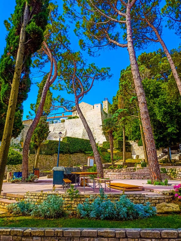 National Park in Rab stock photo. Image of backyard - 258070048