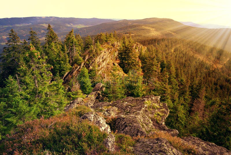 National Park Sumava in Czech Republic Stock Image - Image of ...