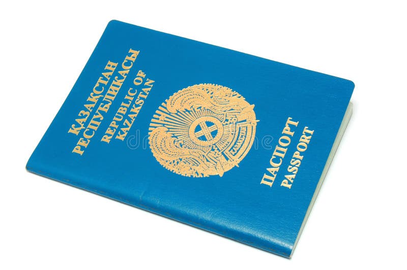 National Passport Republic Of Kazakhstan Stock Image - Image of ...