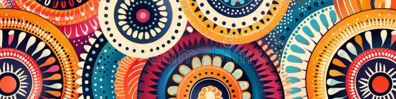 National Patterns of the Australian Indigenous People Stock Image ...