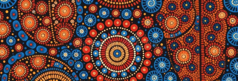 National Patterns of the Indigenous People of Australia Stock Photo ...