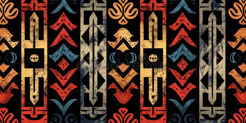 National Patterns of the Indigenous People of Fiji. Stock Image - Image ...