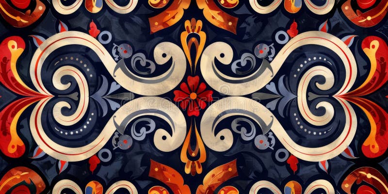 National Patterns of the Indigenous People of New Zealand. Stock Image ...