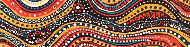 National Patterns of the People of Australia Stock Photo - Image of ...