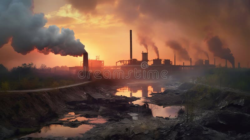 National Pollution Control Day. Generative Ai Stock Image - Image of ...