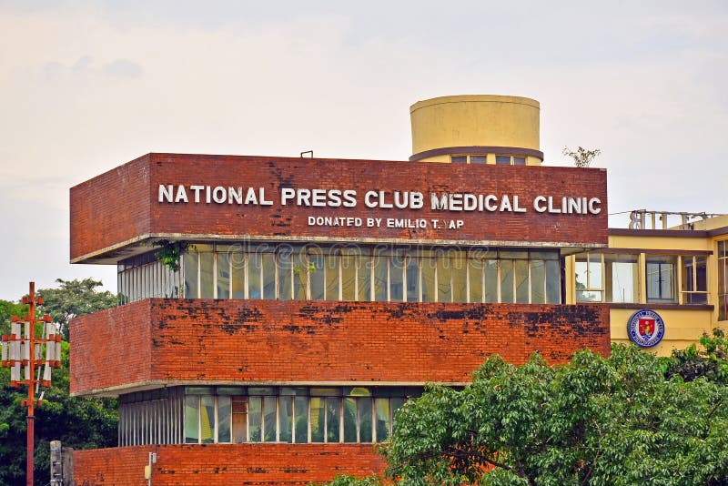 National Press Club Facade in Manila, Philippines Editorial Stock Photo ...