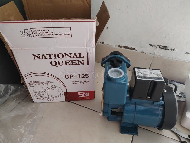 Shallow well water machine editorial stock image. Image of bottle ...