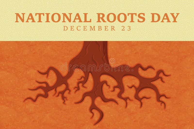 National Roots Day Background Stock Vector - Illustration of plant ...