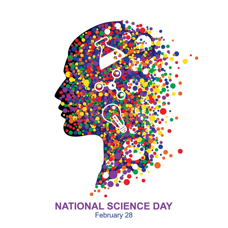 National Science Day stock vector. Illustration of abstract - 360615855