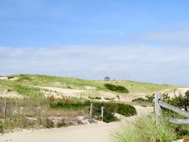 National Seashore on Cape Cod Ma Stock Image - Image of dunes, blue ...