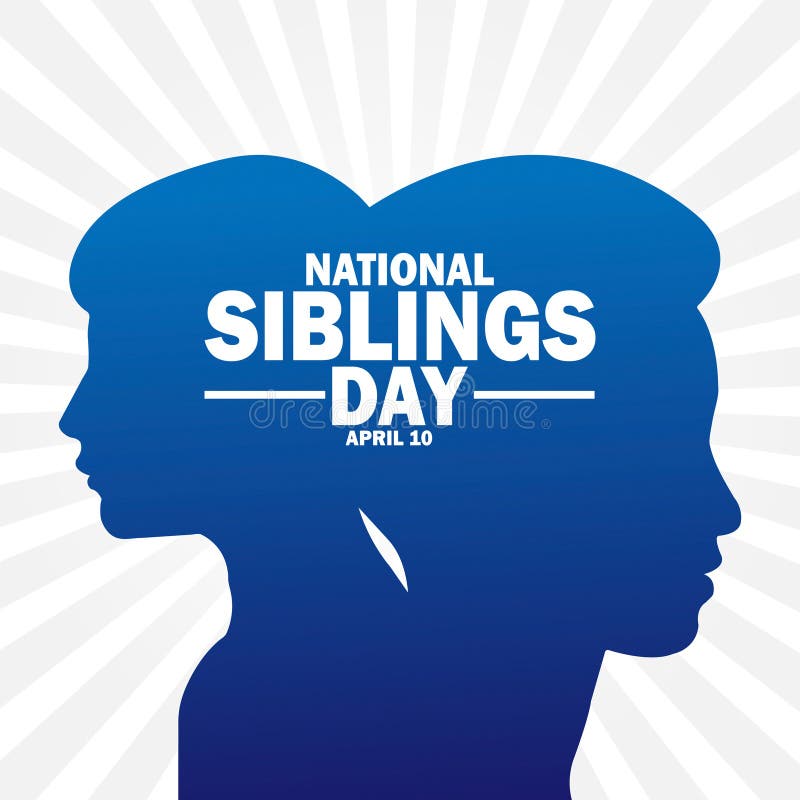 National Siblings Day Stock Illustrations – 163 National Siblings Day ...
