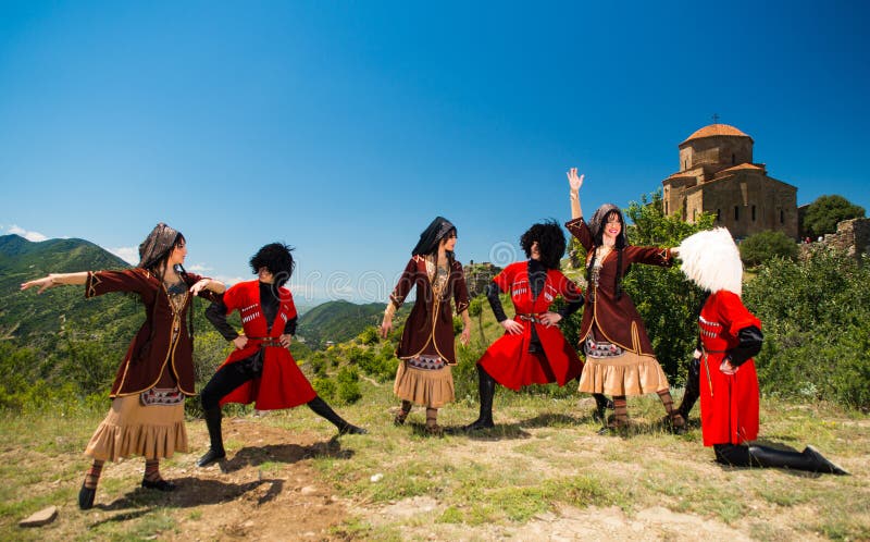 National Song and Dance Ensemble of Georgia Erisioni Editorial Stock ...