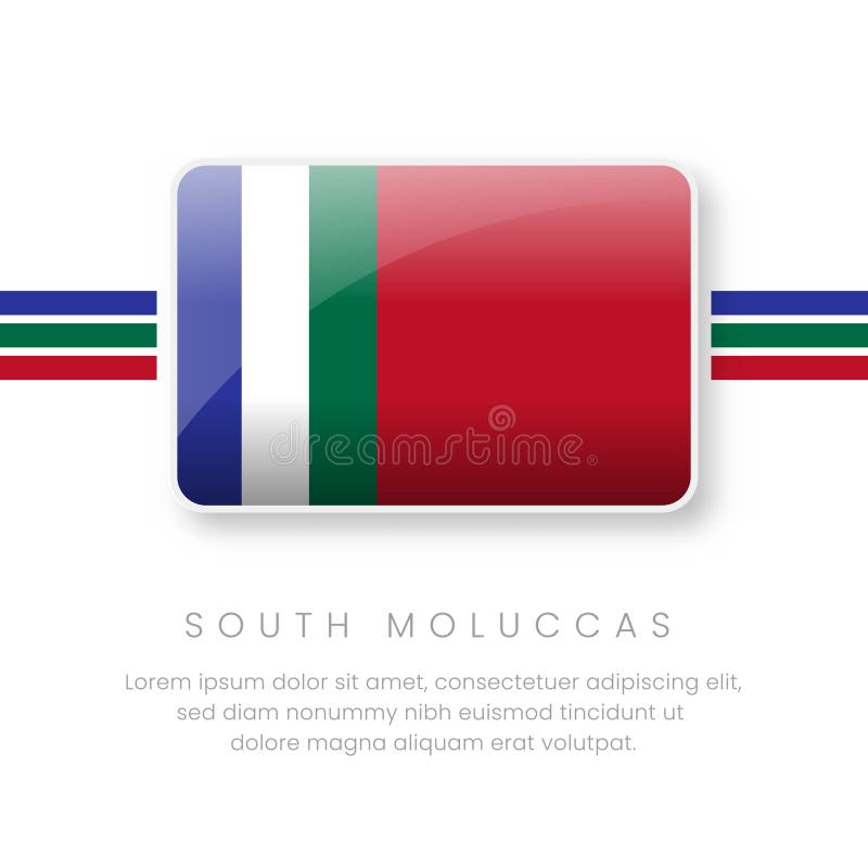 Moluccas Button Flag Stock Illustrations – 1 Moluccas Button Flag Stock ...