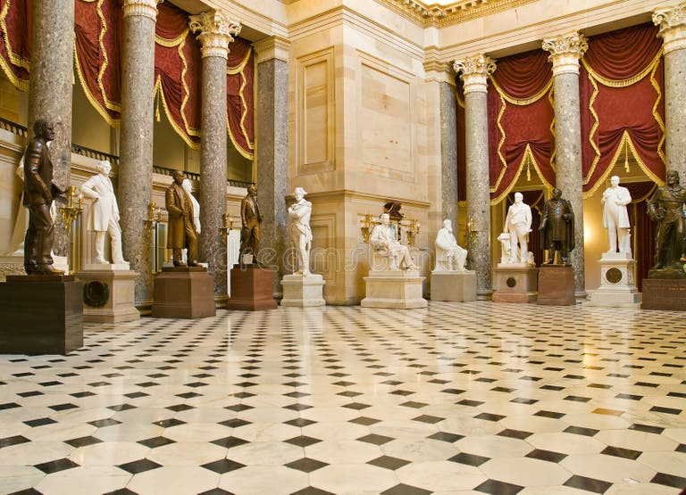National Statuary Hall stock image. Image of famous, exhibit - 7393343