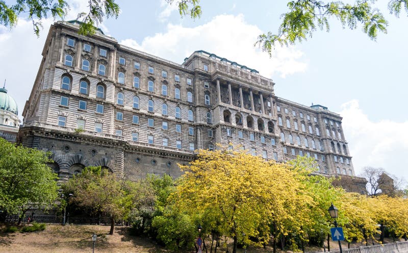The National Szechenyi Library in Budapest, Hungary Stock Image - Image ...