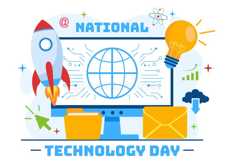 National Technology Day Vector Illustration on 11 May with Creative ...