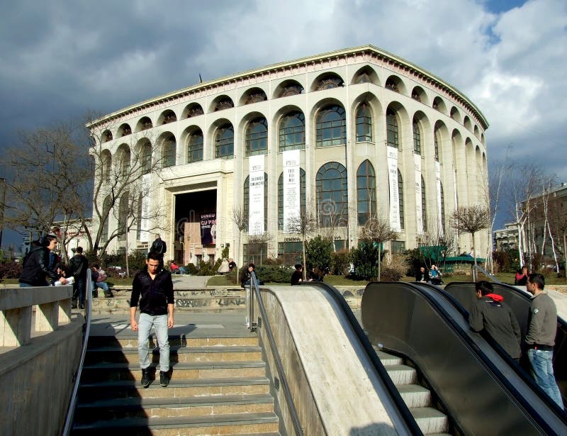 National Theatre of Bucharest Editorial Photography - Image of national ...