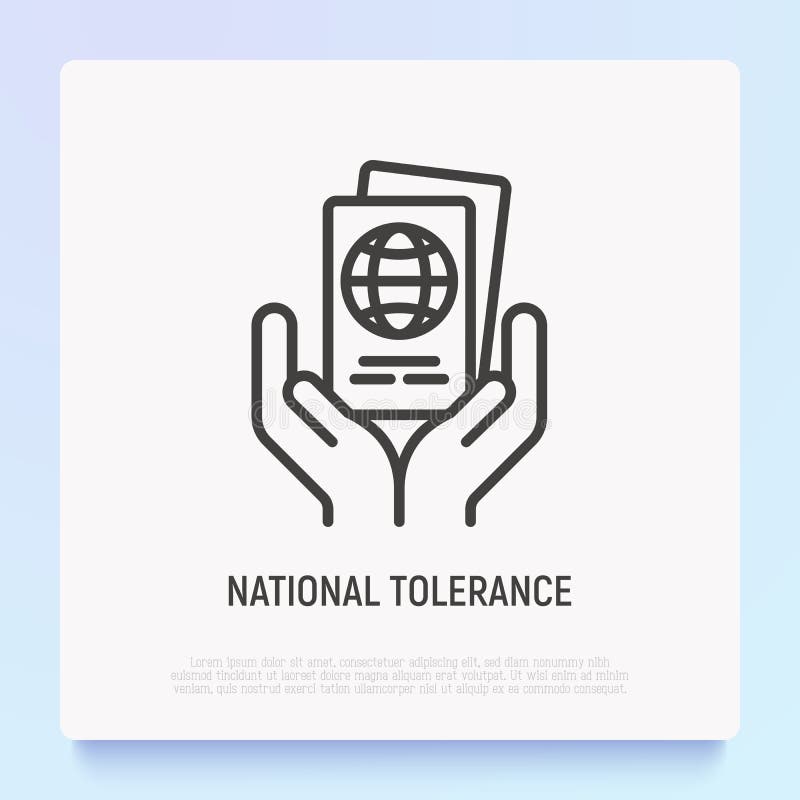 Tolerance Thin Line Icons Set: Gender, Racial, National, Religious ...