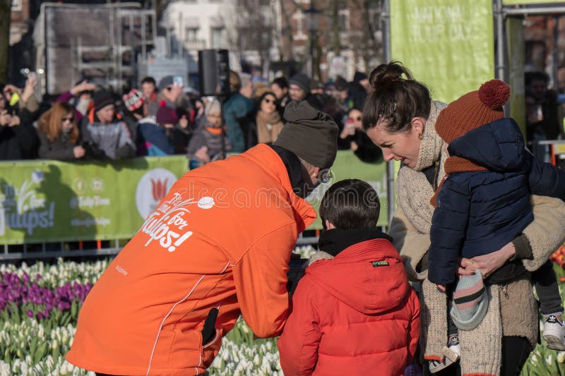 National Tulip Day at Amsterdam the Netherlands 21-1-2023 Editorial ...