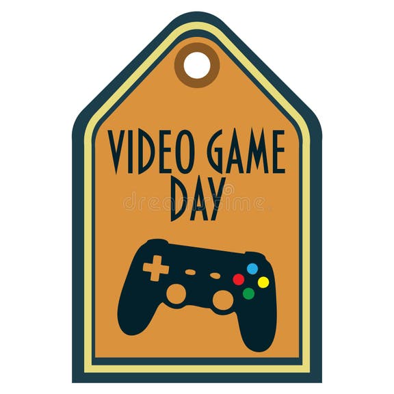 National Video Game Day stock vector. Illustration of calendat - 403709829
