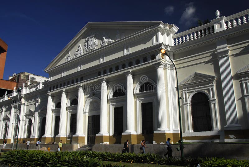 Nationales Kapitol in Der Caracas-Mitte Stockfoto - Bild von avila ...