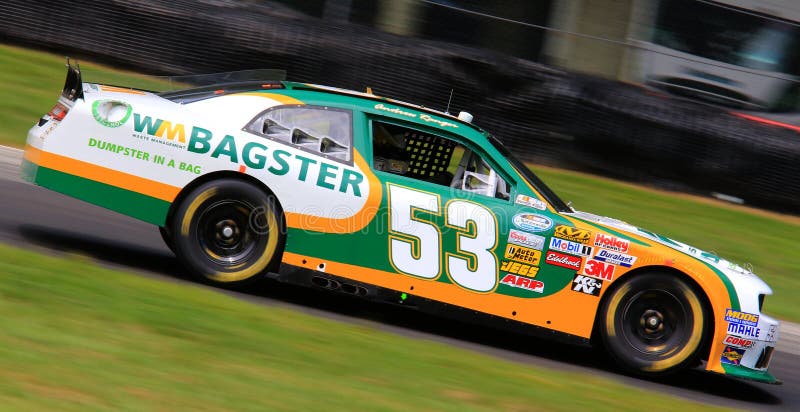 Nationales Reihen-Rennen NASCAR Redaktionelles Stockfotografie - Bild ...