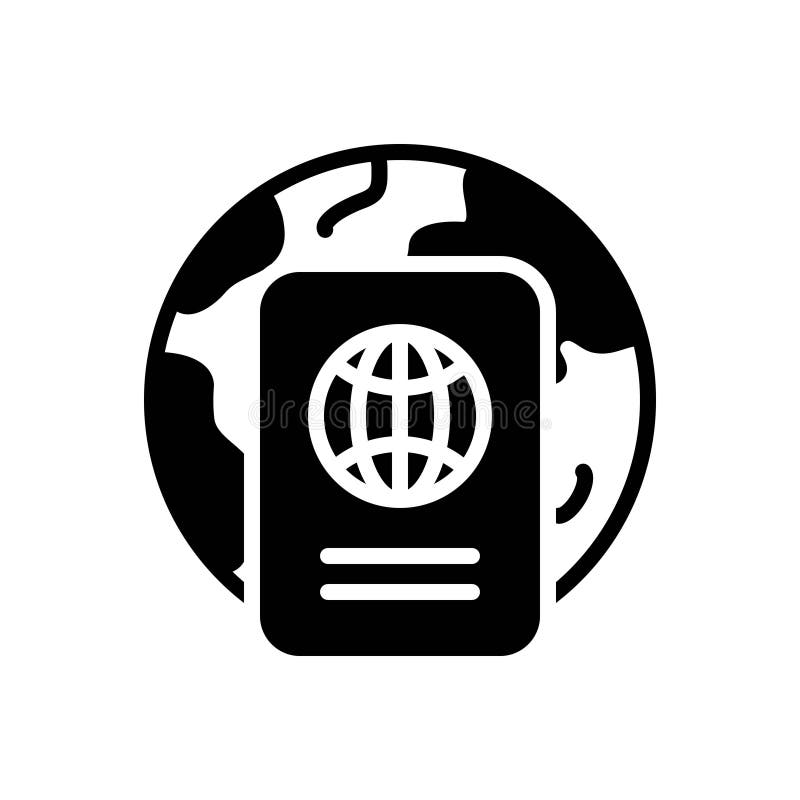 Black Solid Icon for Nationally, National and Landmark Stock Vector ...