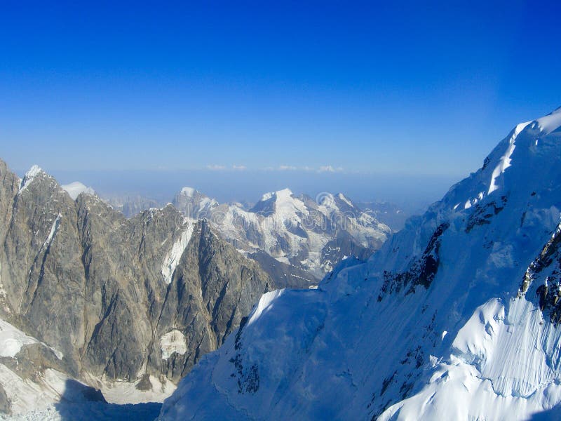 Der Mount McKinley - Nationalpark Denali Stockfoto - Bild von berge ...