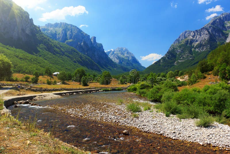Nationalpark Prokletije stockbild. Bild von haus, albanien - 39061383