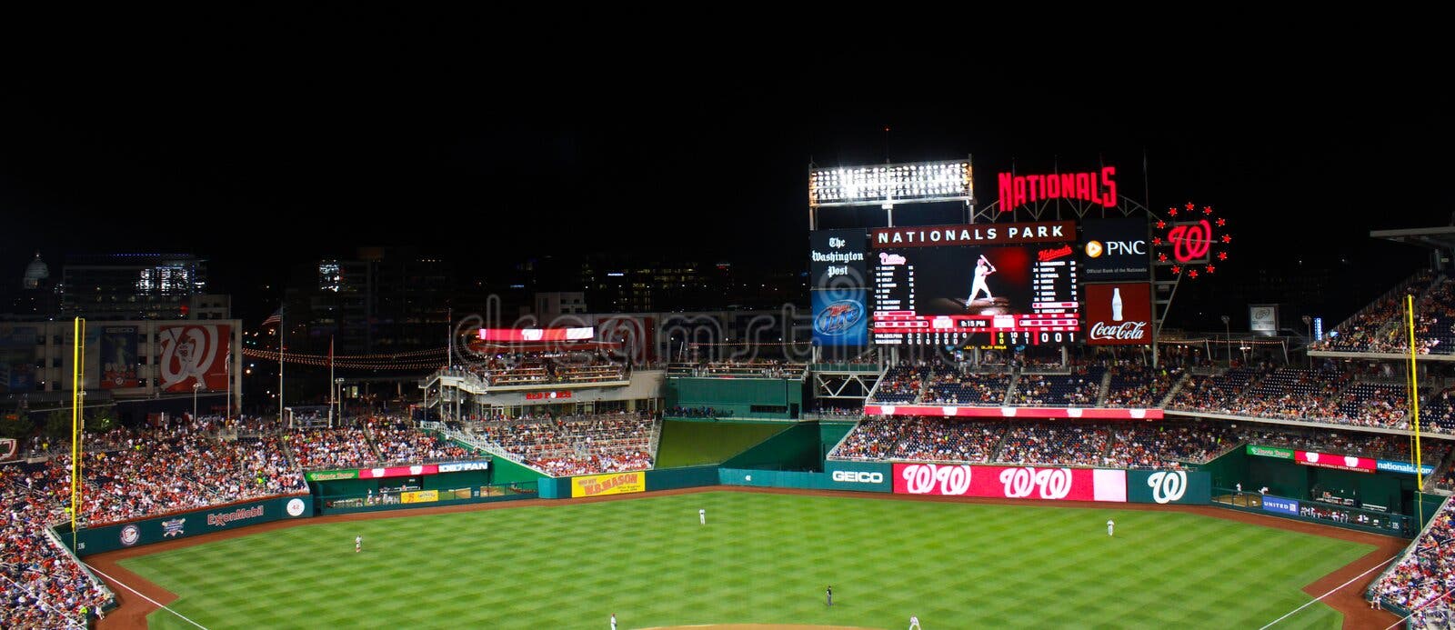 Nationals Park Washington, DC Editorial Photo - Image of nationals ...