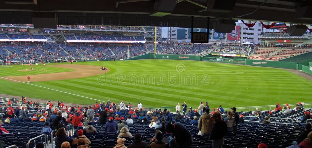 Nationals Stadium editorial stock photo. Image of player - 14956603