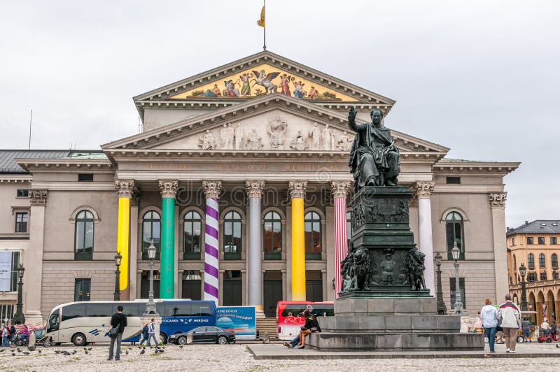 The Nationaltheater - Munich Editorial Image - Image of europe ...