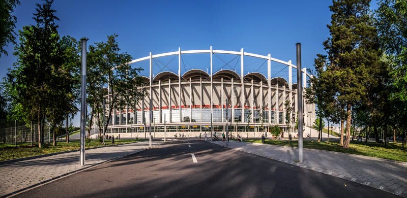 Nationell Arena Philip II Av Makedonien, Stadion Av Skopje, Makedonien ...