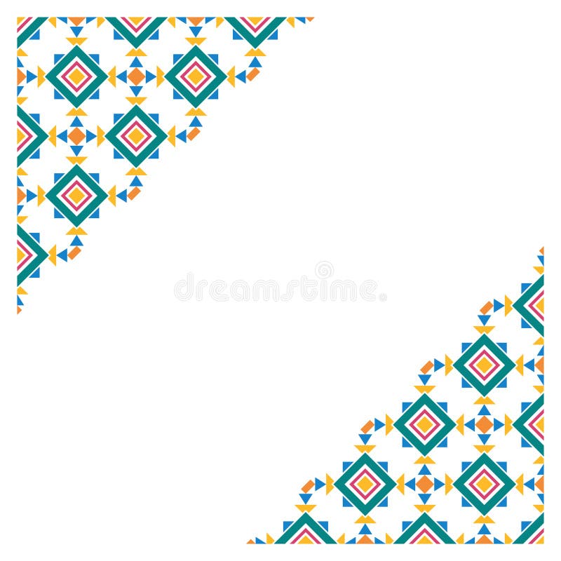 Native America Border Vector Design Stock Vector - Illustration of ...