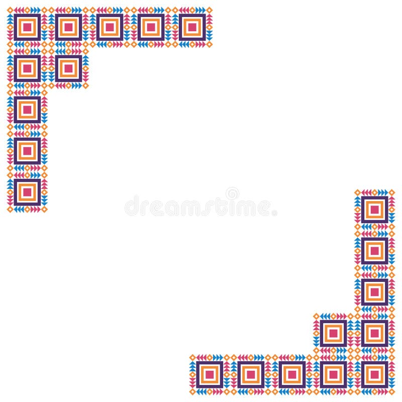 Native America Border Vector Design Stock Vector - Illustration of ...