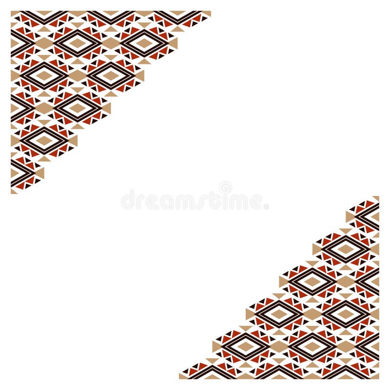 Native America Border Vector Design Stock Vector - Illustration of ...