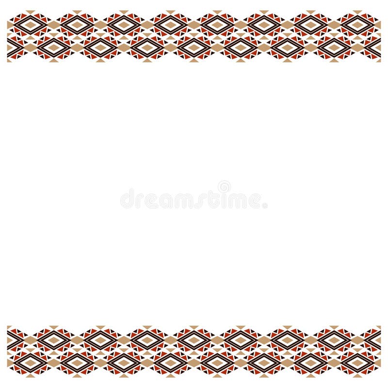 Native America Border Vector Design Stock Vector - Illustration of ...