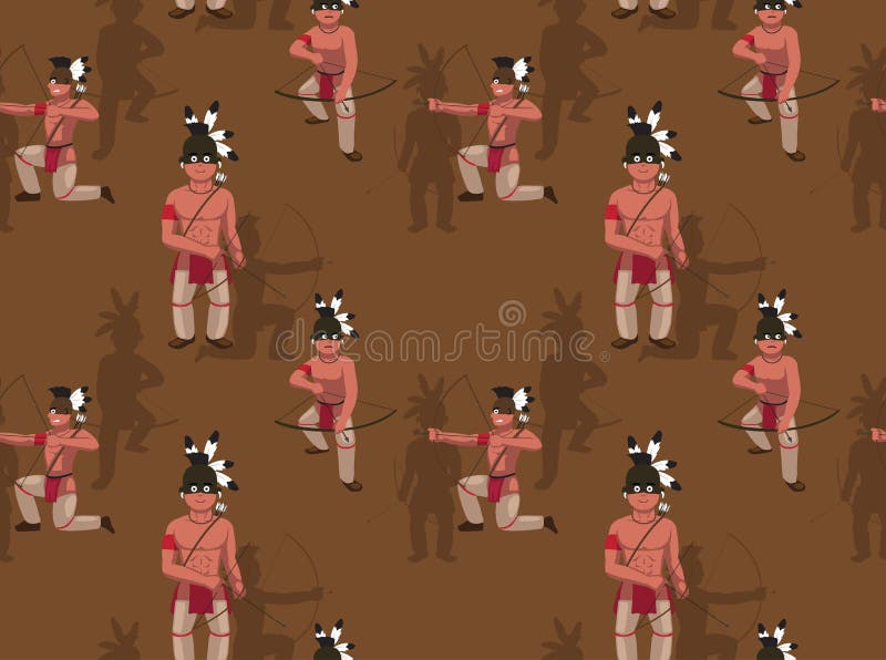 Male Native American Archer Stock Illustrations – 27 Male Native ...
