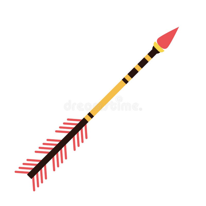 Native american arrow stock illustration. Illustration of ornament ...