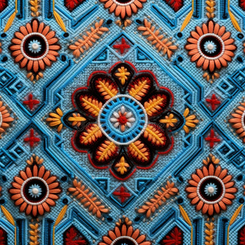 Native American Caribbean Islanders Traditional Pattern Ethnic ...