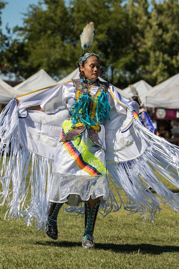 Jingle Dress 1 stock image. Image of powwow, california - 42600925