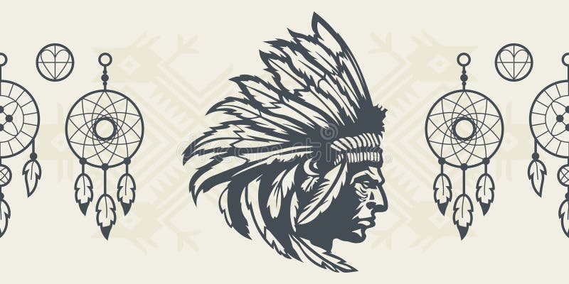 Native American elements stock vector. Illustration of vector - 76615526